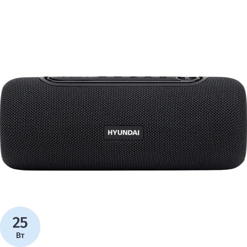 Акустическая система Hyundai черная, H-PS1021, 25 В, 1 BT, 10 м, 1500 мАч (1824818)