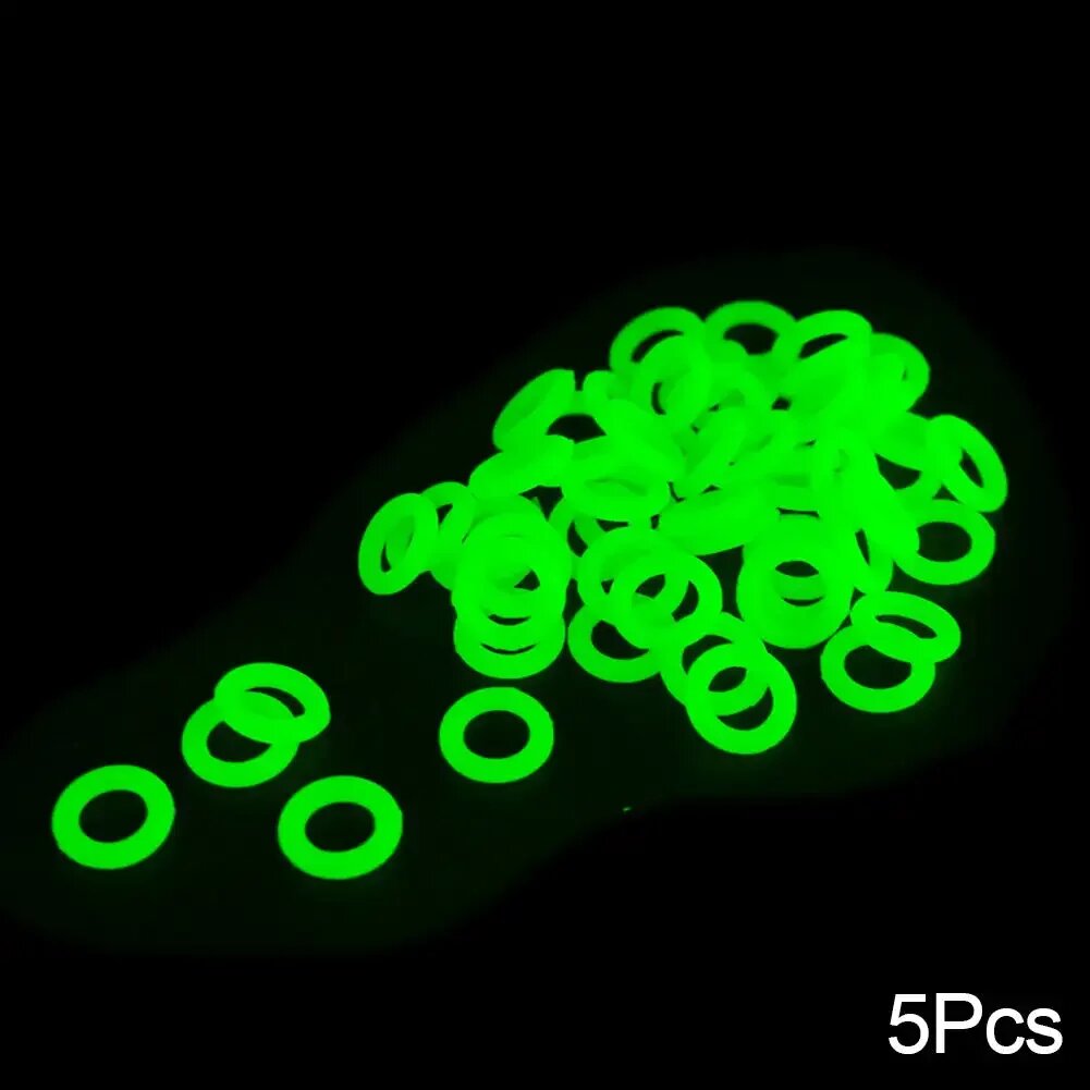 5/10/30/50 шт. светящееся уличное наземное кольцо для гвоздей, силиконовое резиновое 5Pcs