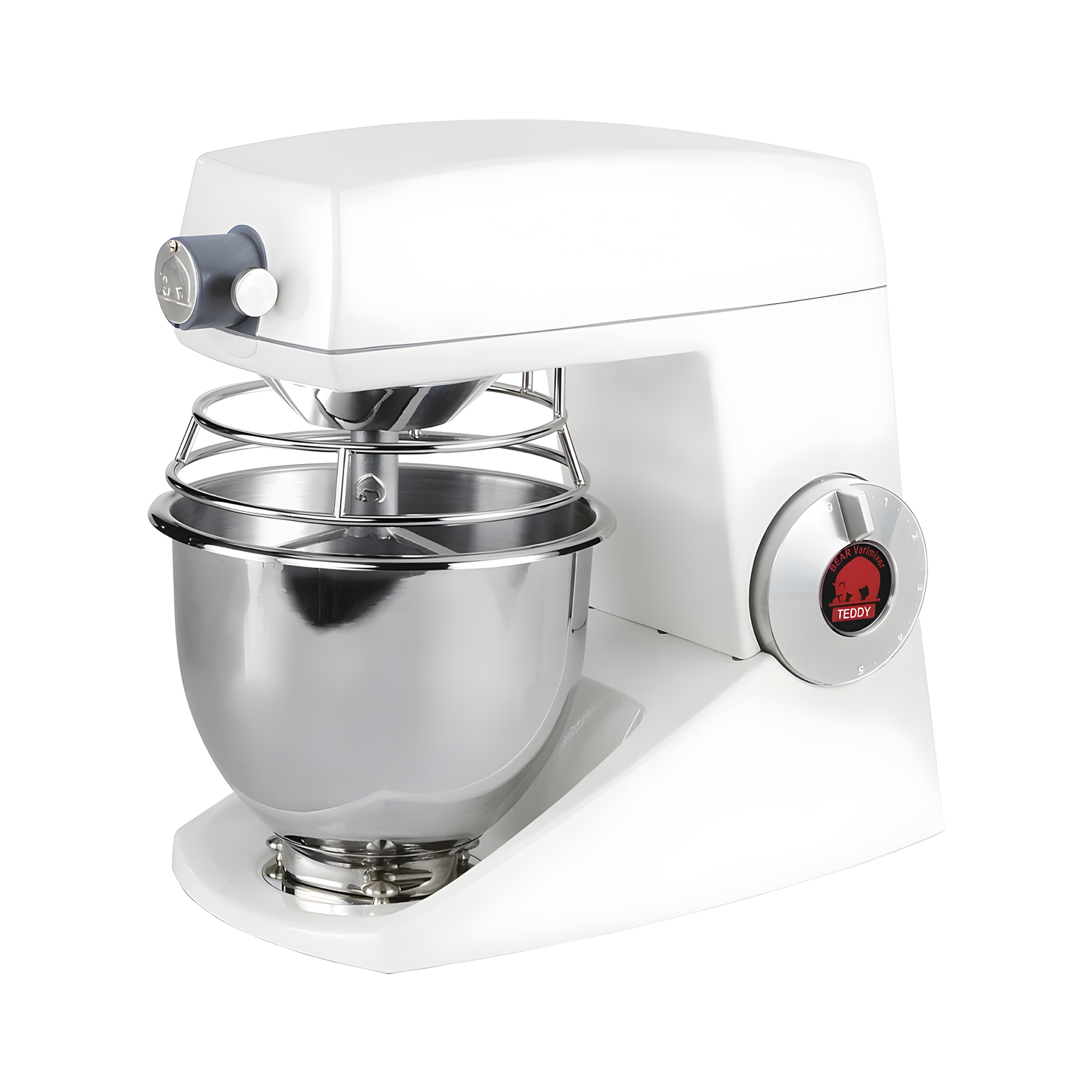 Миксер планетарный VARIMIXER TEDDY 5L белый, 78-422об/мин, 240х462х400 мм