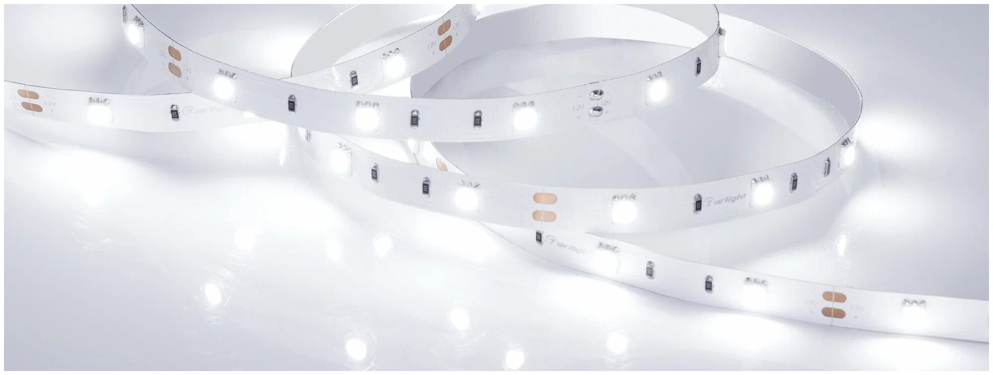 Светодиодная лента Arlight RT 2-5000 12V Day4000 2x (3528, 600 LED, LUX) 5м