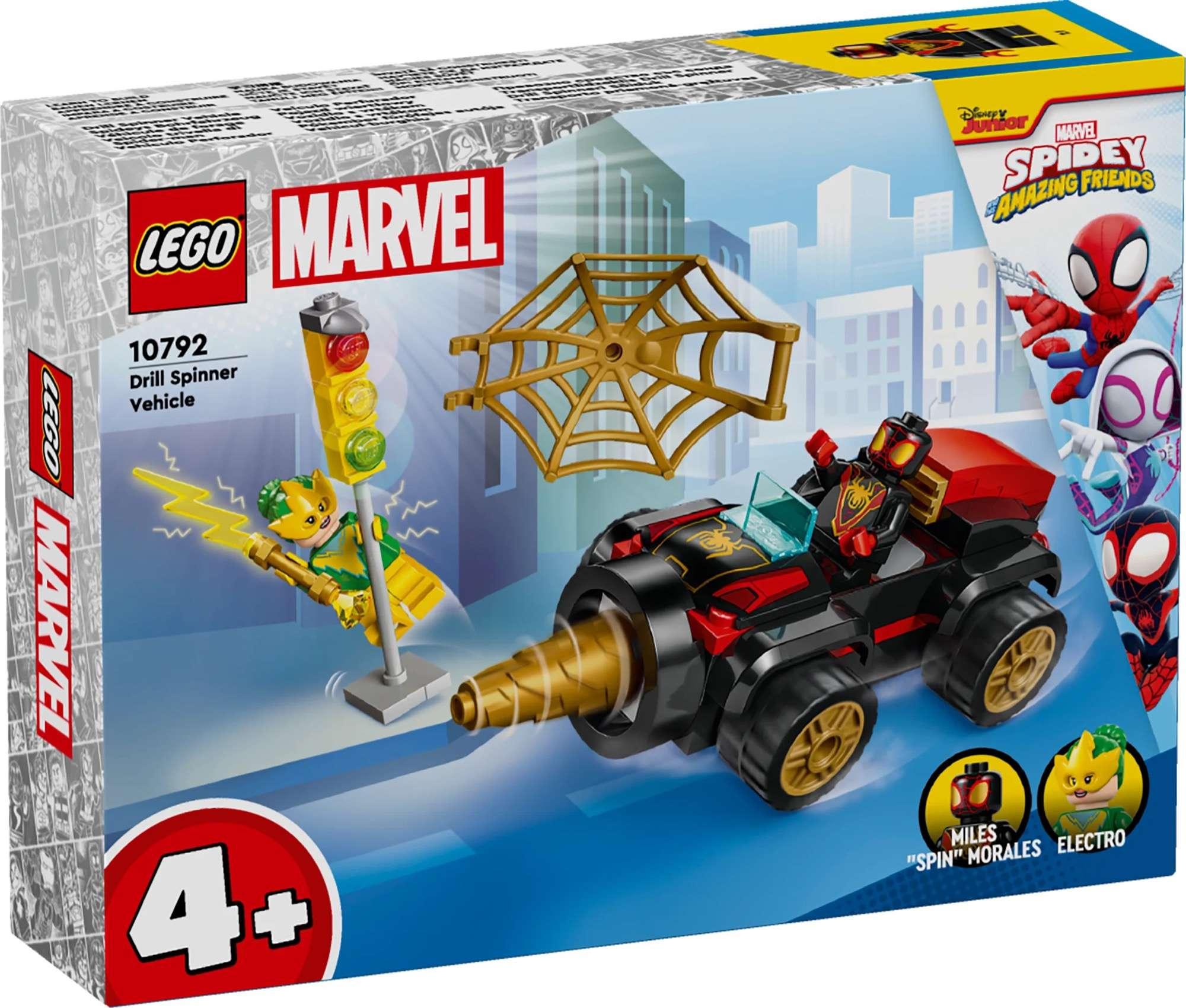 Конструктор LEGO Spidey and his Amazing Friends 10792 Буровая машина, 58 дет.