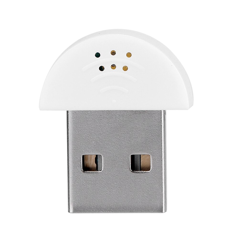 Студийный мини-USB-микрофон для ПК, портативный белый адаптер микрофона для записи звука с высококачественным звуком для потоковой передачи, подкастинга и озвучивания