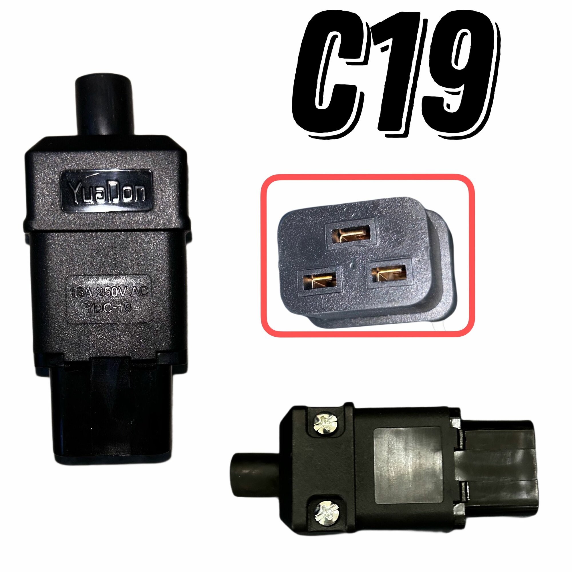 Разъём/Вилка/Штекер C19