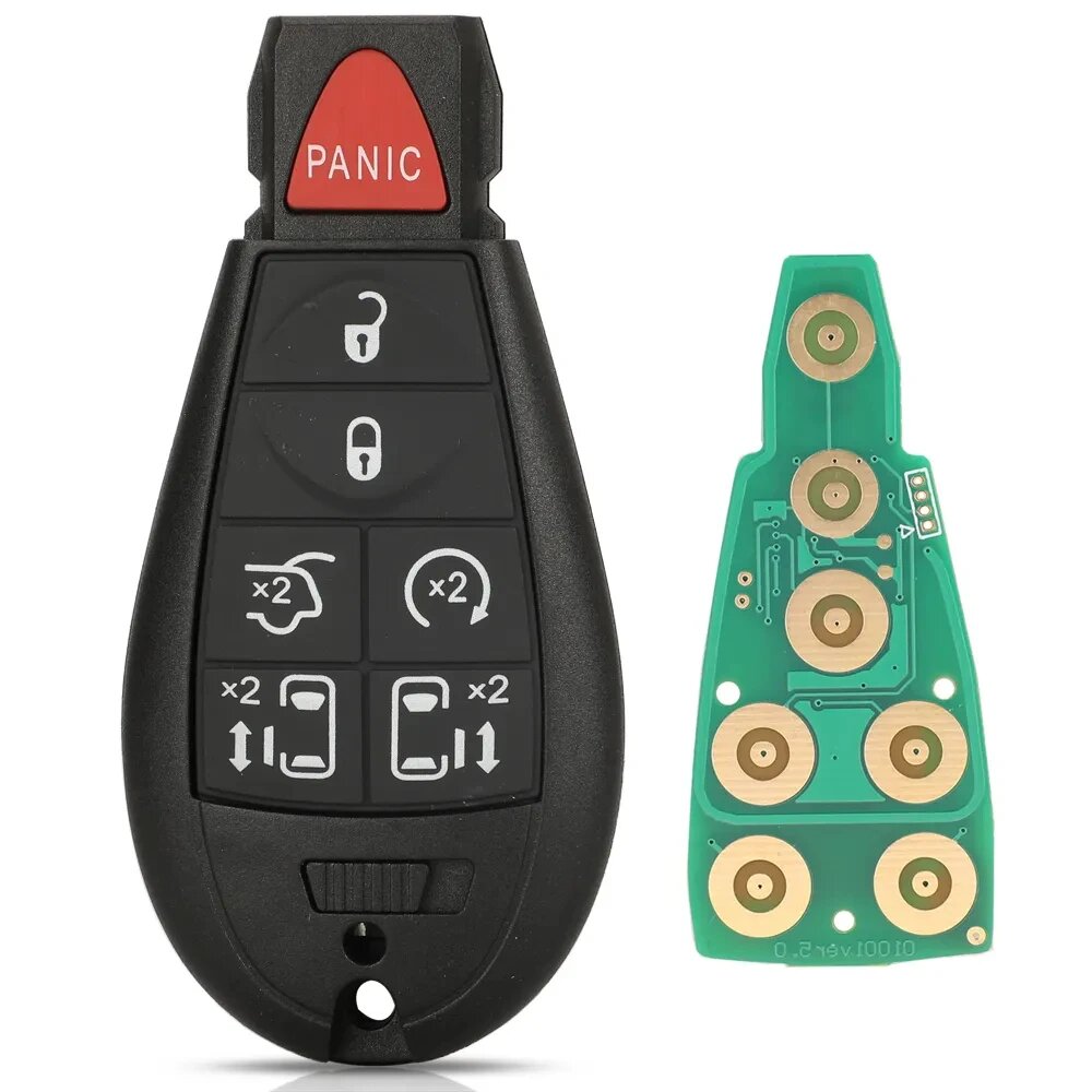 Дистанционный Автомобильный ключ YIQIXIN для Chrysler Town Country Jeep Grand Cherokee Dodge Magnum Caravan Journey 2008-2014 433 МГц чип ID46 Model 10