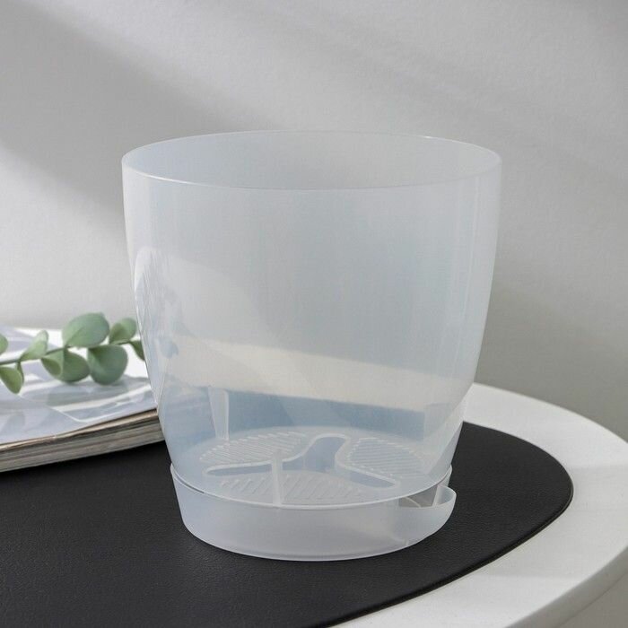 Горшок для орхидей Альтернатива Адель, 1,5 л, цвет прозрачный (М7332)