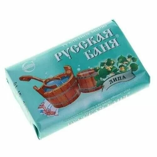 Мыло Свобода "Русская баня", Липа, для любого типа кожи, туалетное, 100 г