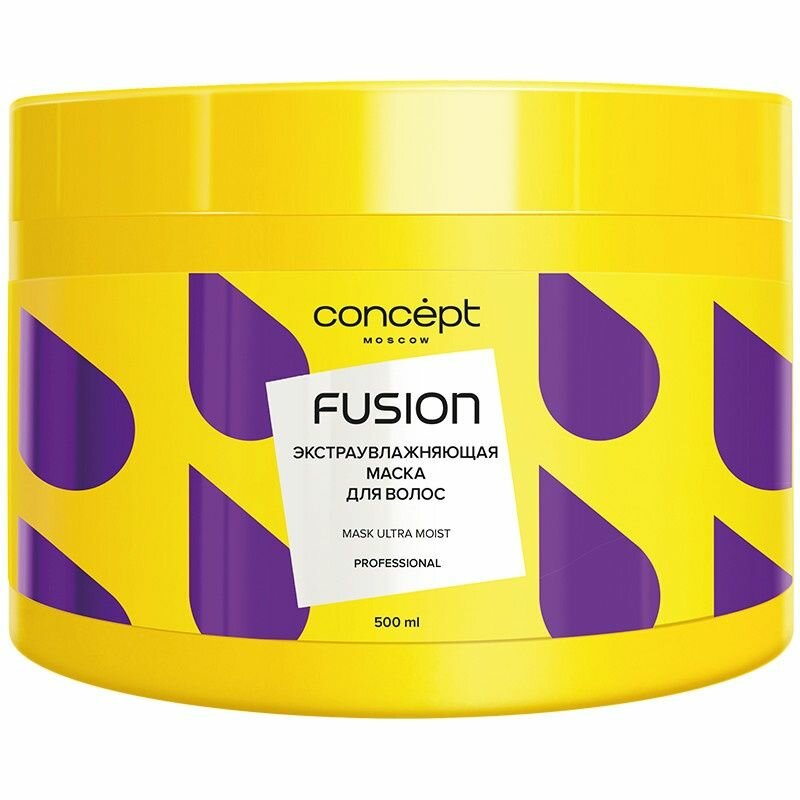 Маска для волос CONCEPT FUSION Ultra Moist, экстраувлажняющая, 500 мл