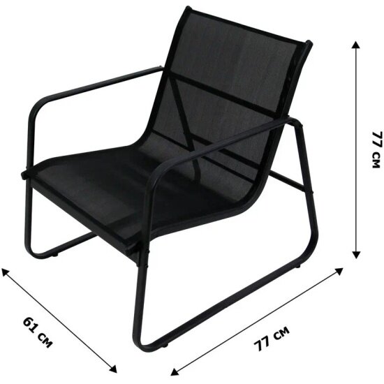 Набор мебели Garden Story Санторини 1 уп. (стол+2кресла+диван)