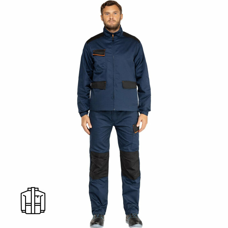 Куртка летняя муж MACH1 Range цв. cиний/оранж, р. XL (арт. M1VE2BMXG), 2076273