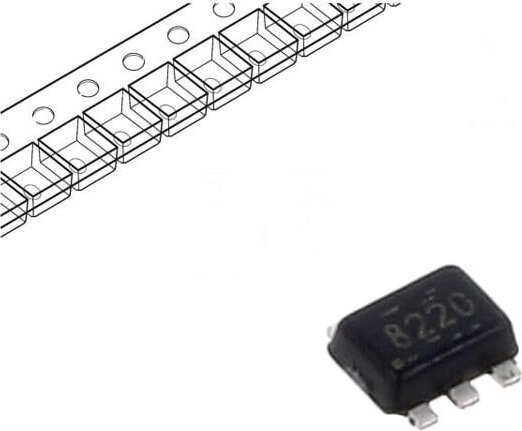 Драйвер TEXAS INSTRUMENTS DRV8220DRLR IC H-bridge brush motor controller SOT5X3 1.76A Ch 1 1 шт