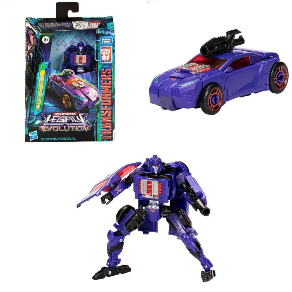 Трансформеры Hasbro Игрушка Legacy Evolution Deluxe Cyberverse Universe Shadow Striker 5,5 дюйма (14 см) F7197
