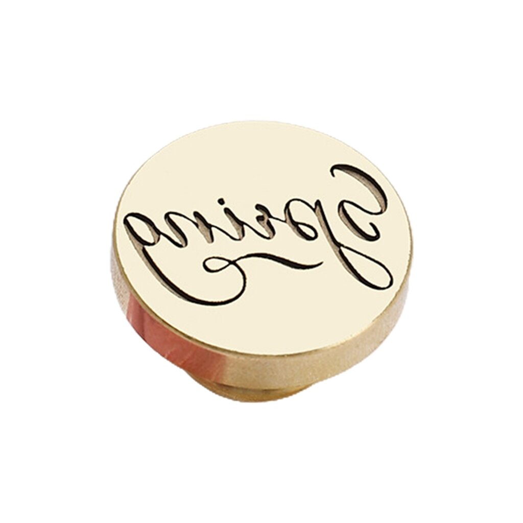 Простая плоская восковая печать - пружина