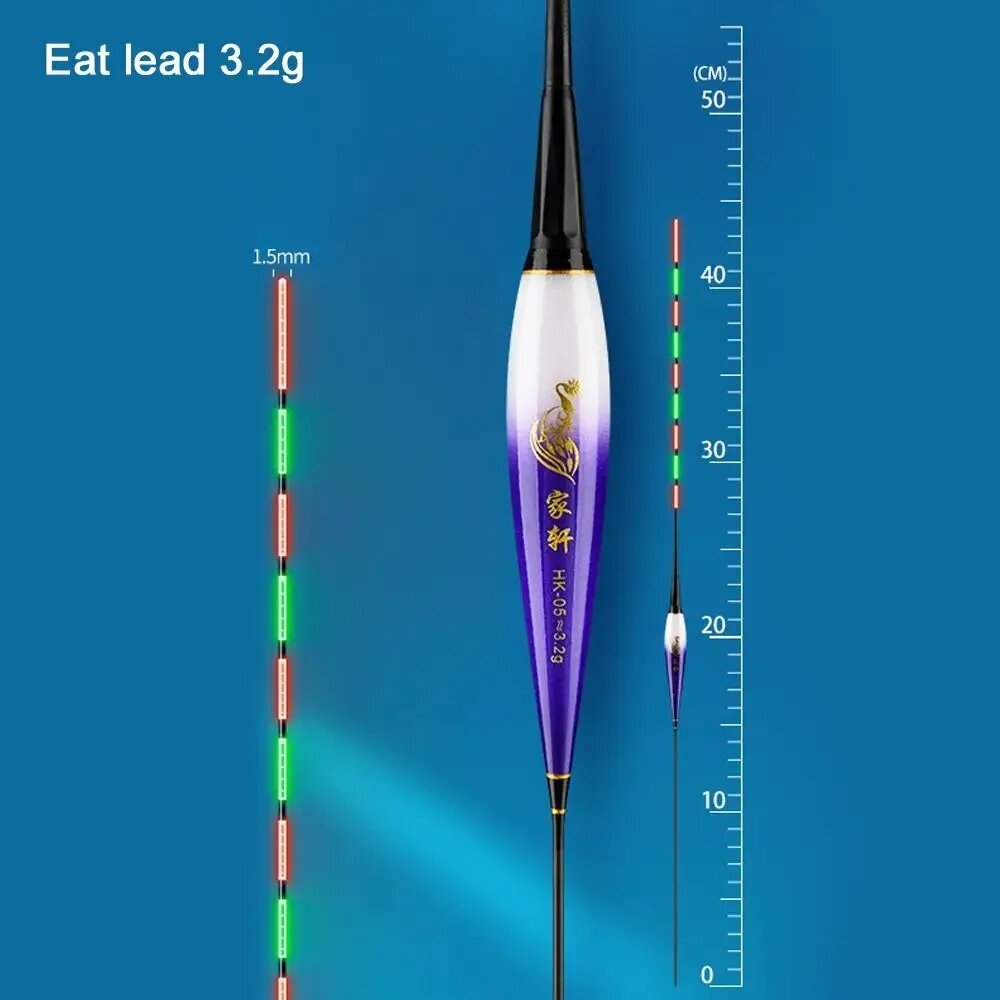 Умный светодиодный электронный поплавок для рыбалки, нано-свет, поплавок, напоминание, буй, датчик гравитации, светящийся электрический стробоскоп для ночной рыбалки, длинный хвост