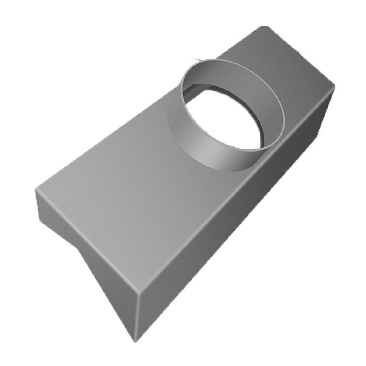 Теплосъемник для печи Теплодар ТОП 140 с алюминиевым воздухоотводом 120 мм для распределения тепла