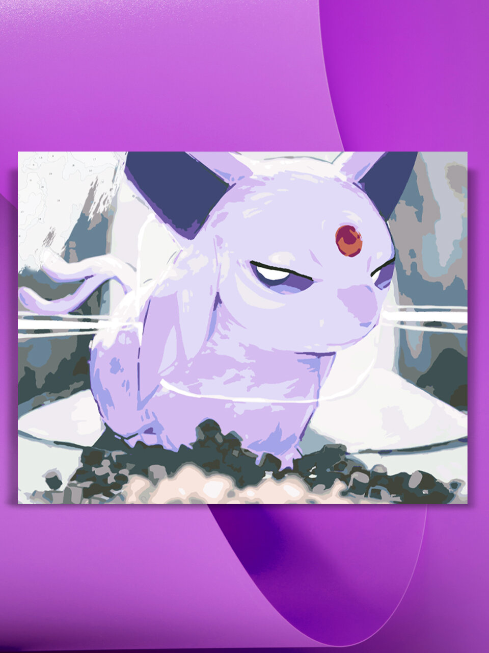 Картина по номерам на холсте Эспеон Мем, 30 х 40 см