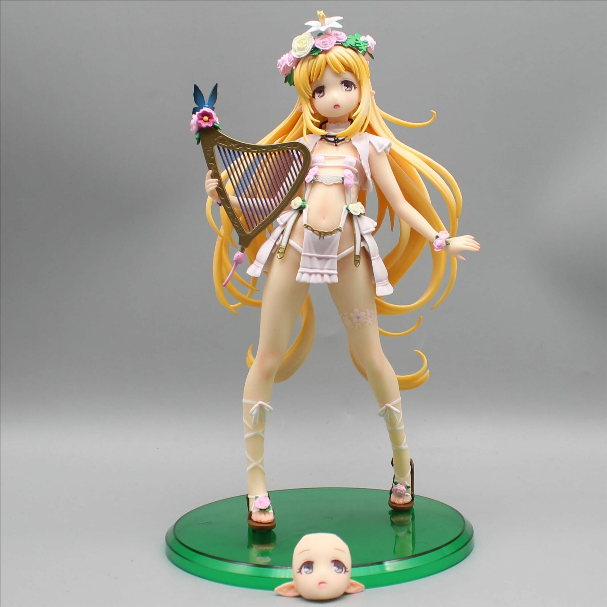 Фигурка аниме 18+ сексуальная девушка (The Sixth Villager Of Vertex Elf Village Anime Figure Melm Harp Kawaii Model)24cm-пакет with box