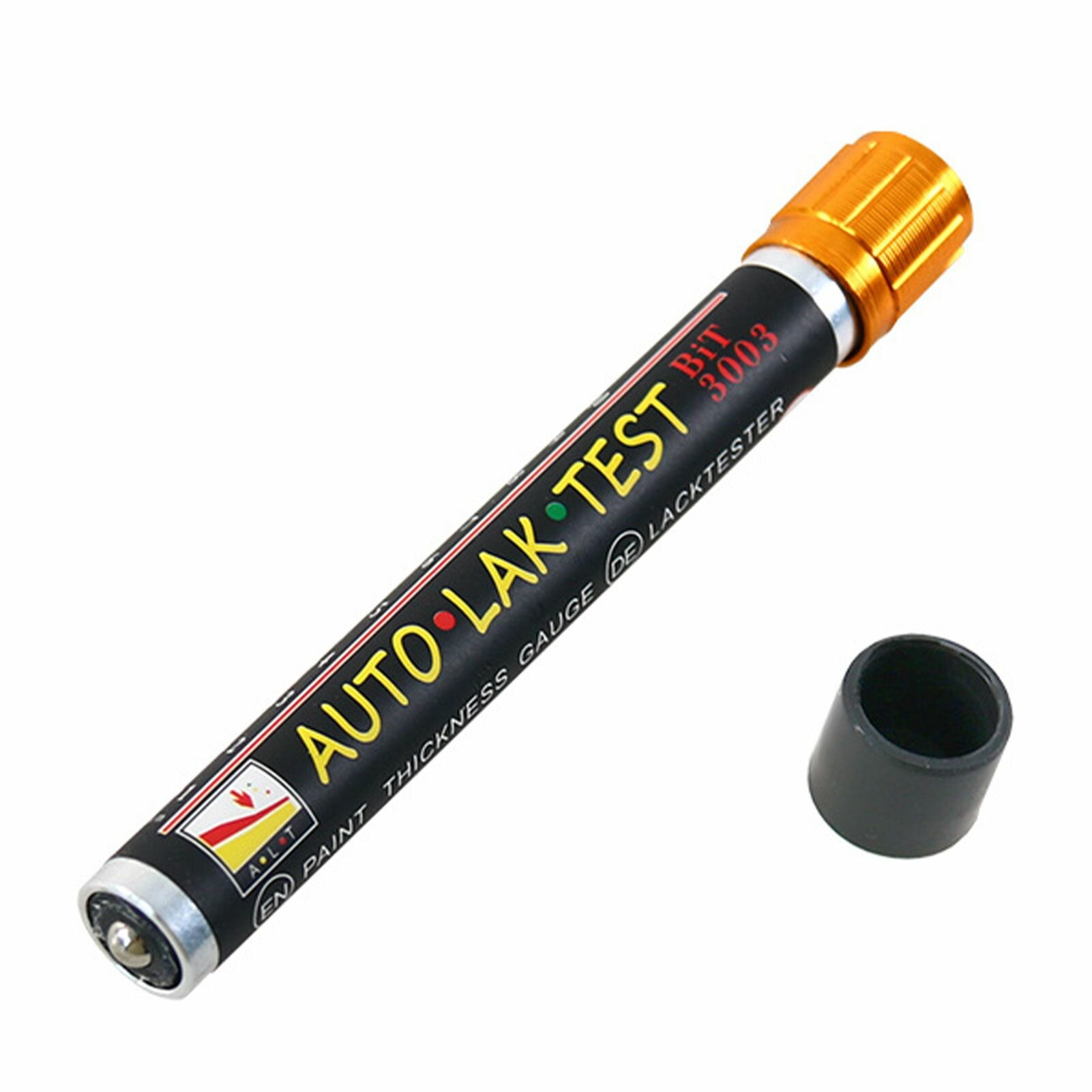 Тестер толщины краски Алюминиевый пластиковый магнит Компактный детектор покрытия кузова автомобиля