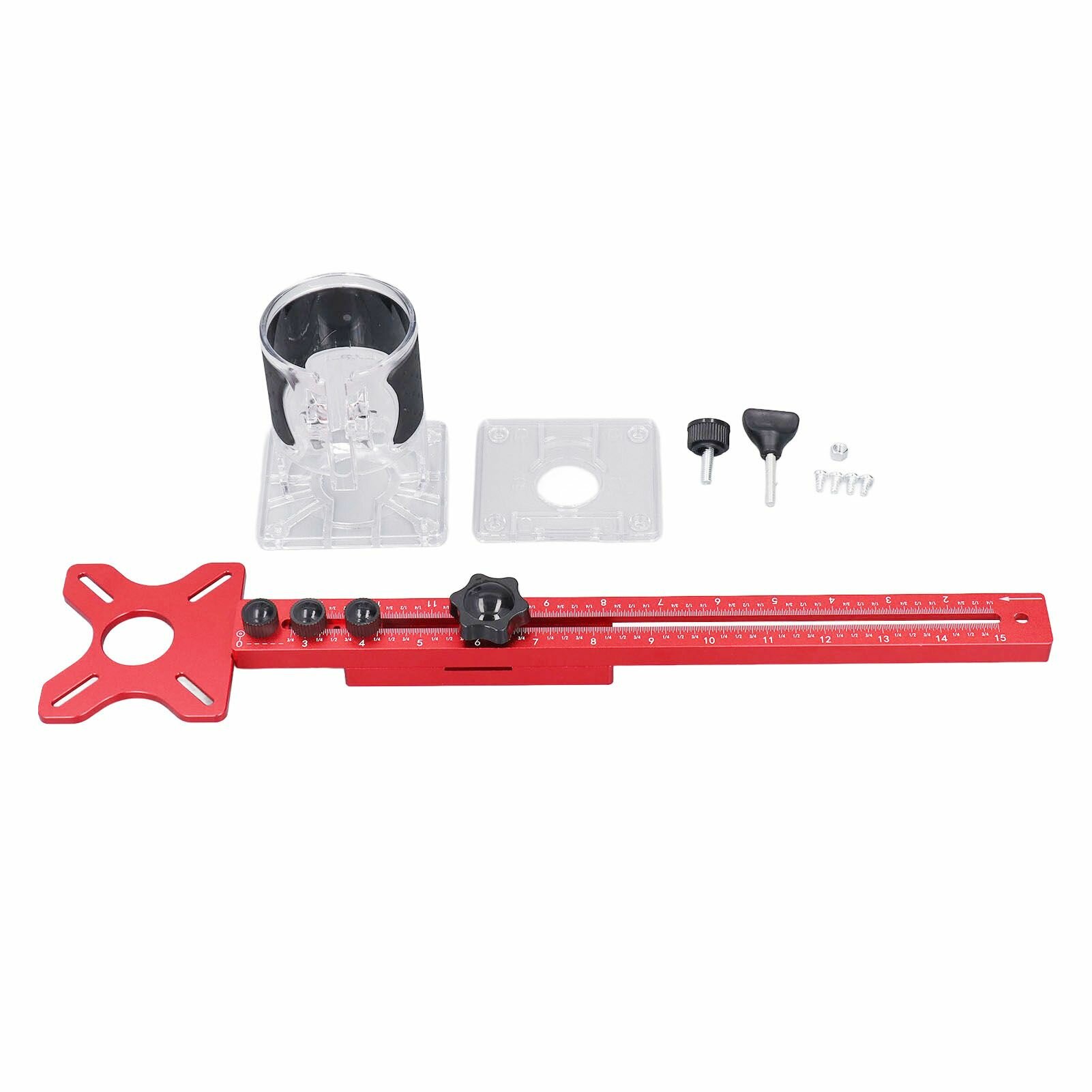 Копировальное кольцо для фрезера, раздвижное, для фрезеровки кругов и пазов, дюймовое, 445 мм