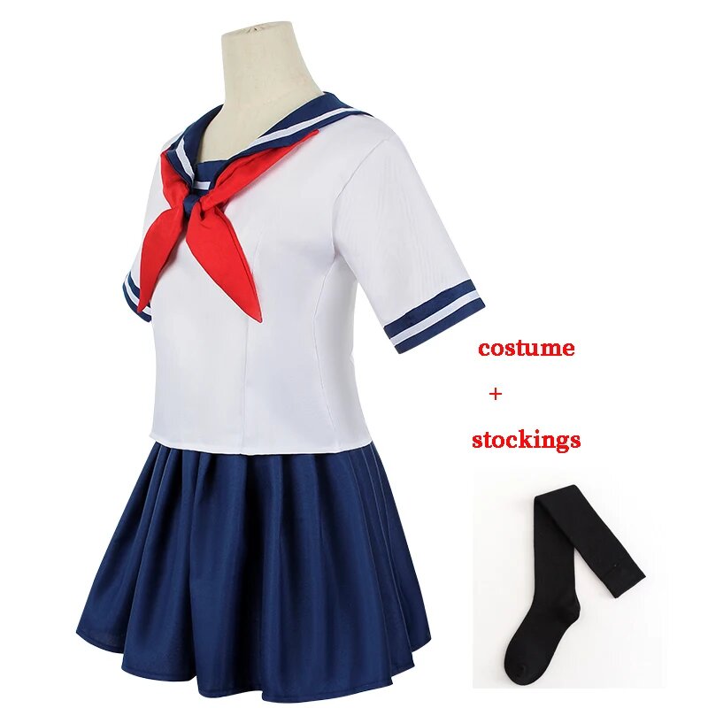 Yandere Simulator Ayano Aishi / Osana Najimi Косплей костюм М, costume sock