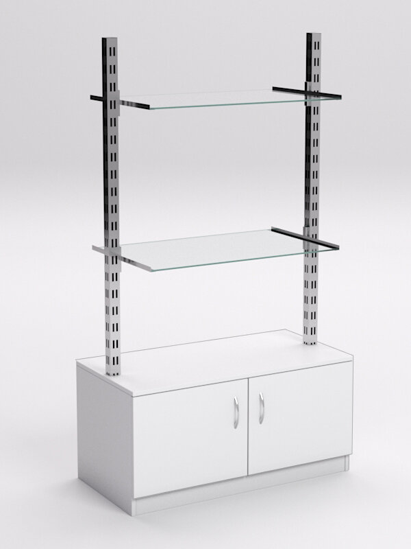 Стеллаж "Техно" №3-5 (1450х900х450), Белый. Производитель товара - компания Westcom.