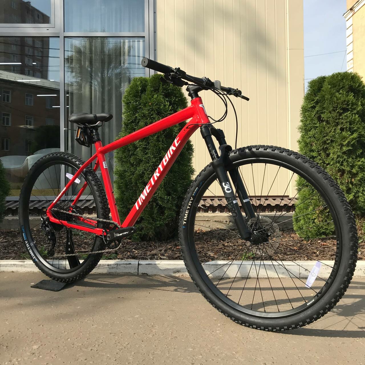 Велосипед горный TIMETRY BREND ORIGINAL TT253, 29" колеса, алюминиевая рама, красный