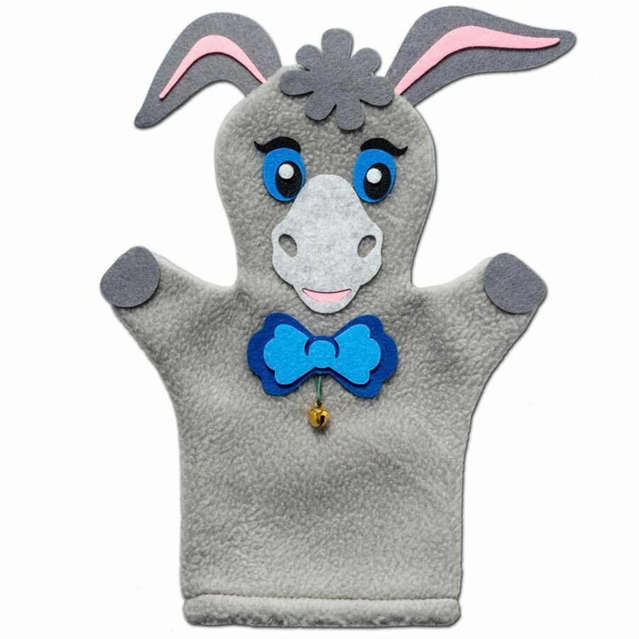 Кукла на руку Ослик