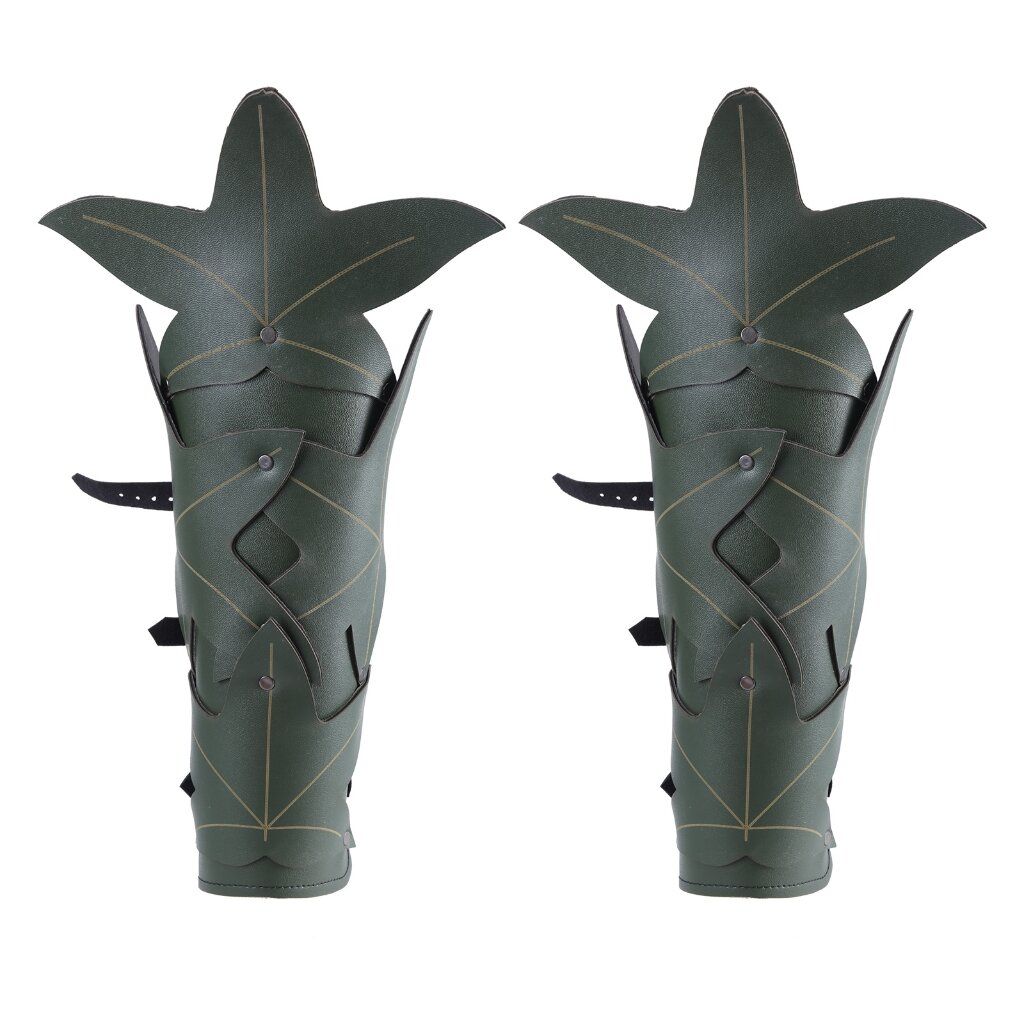 (1 пара) Средневековые стимпанковые доспехи для защиты рук-Зеленые