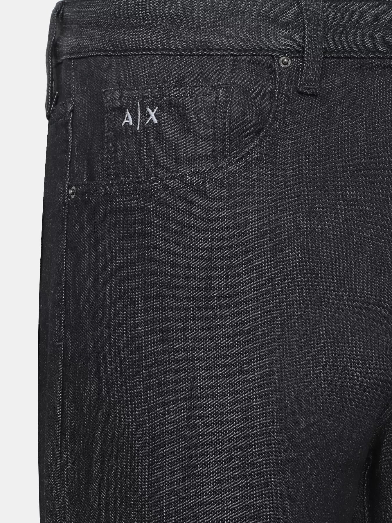 Джинсы зауженные Armani Exchange, размер 29L, темно-серый — фото 1