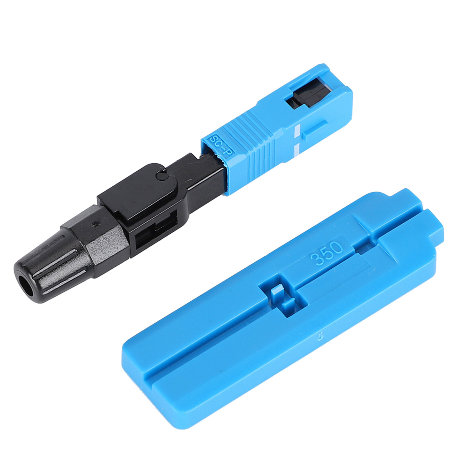 20шт Оптические Файбер Быстрые Коннекторы Телекоммуникационного Класса Встроенные Повторно Используемые SC UPC для Оптического Файбера 2.0X3.0 GJXH с Потерей Возврата ≥45dB и Рабочим Температурным Диапазоном -40 до 70 градусов