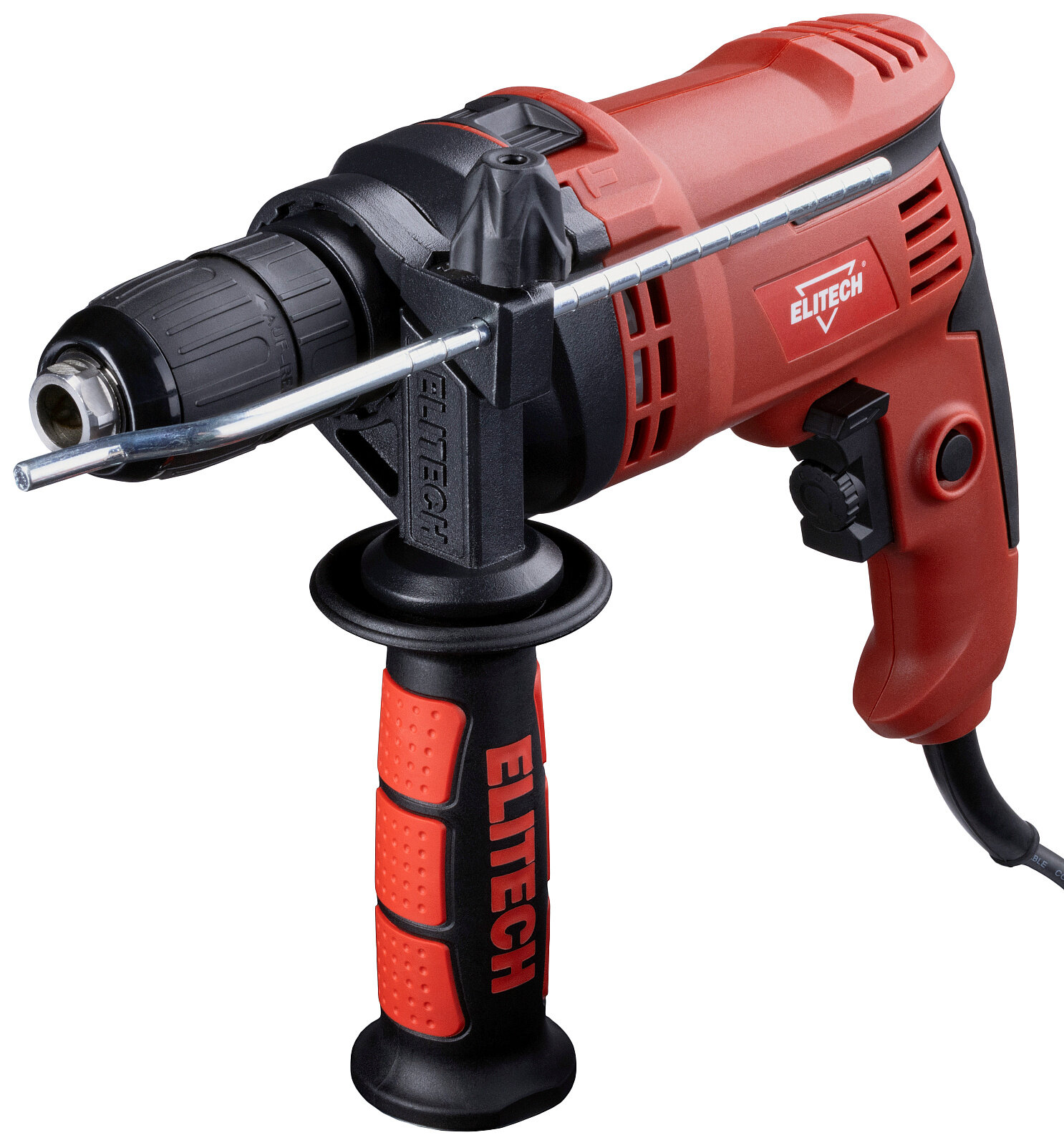 Дрель Elitech / Элитеч ДУ 0913РЭ электрическая, ударная, 850Вт / электроинструменты