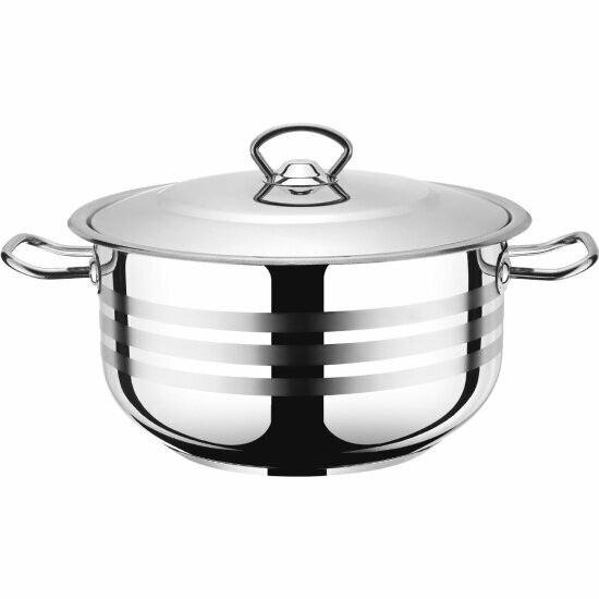 Кастрюля Golden See 14 л, 30 см, с крышкой, нерж. сталь (GS01-403)