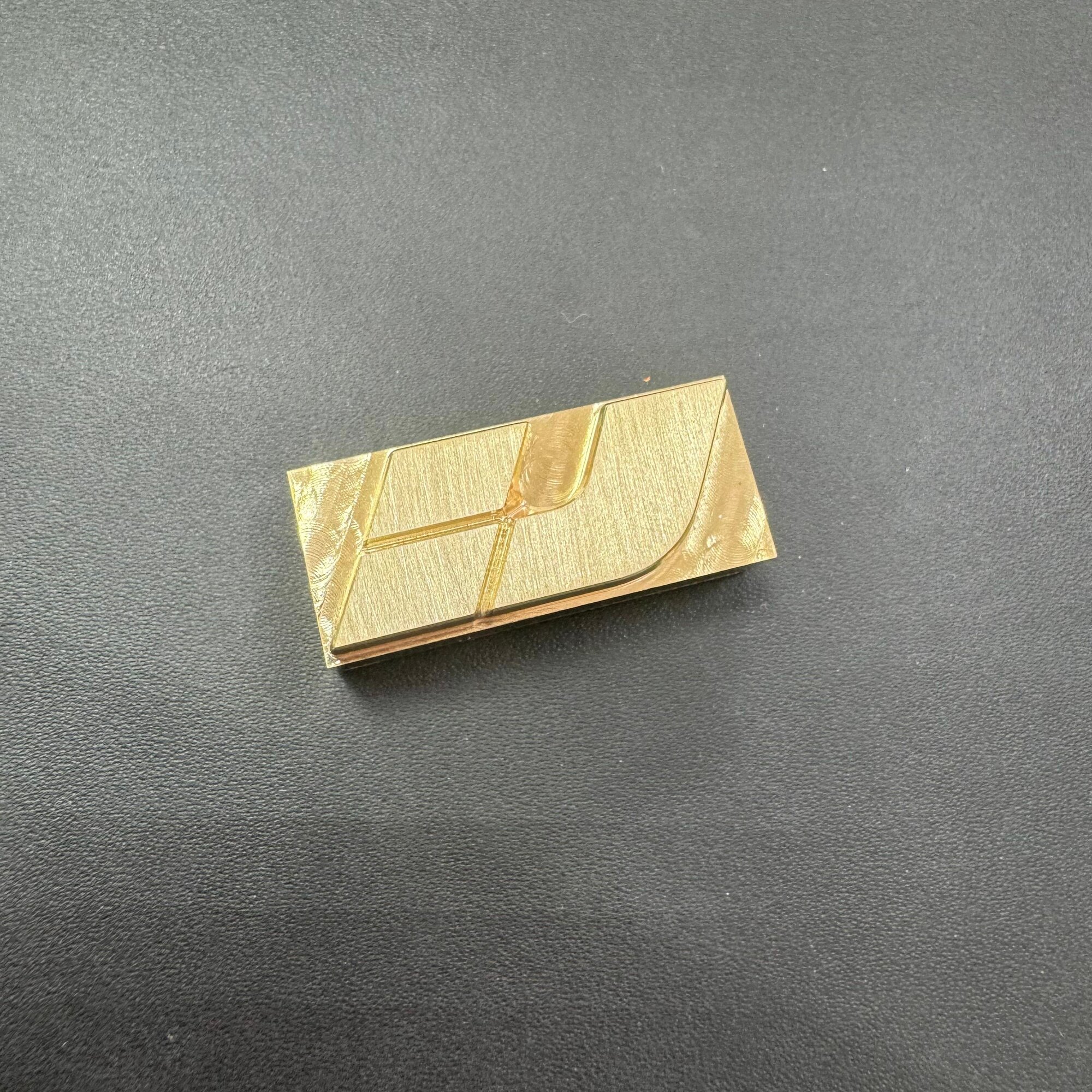 Клише для тиснения кожи, бумаги, фанеры. Логотип LiXiang. Латунь