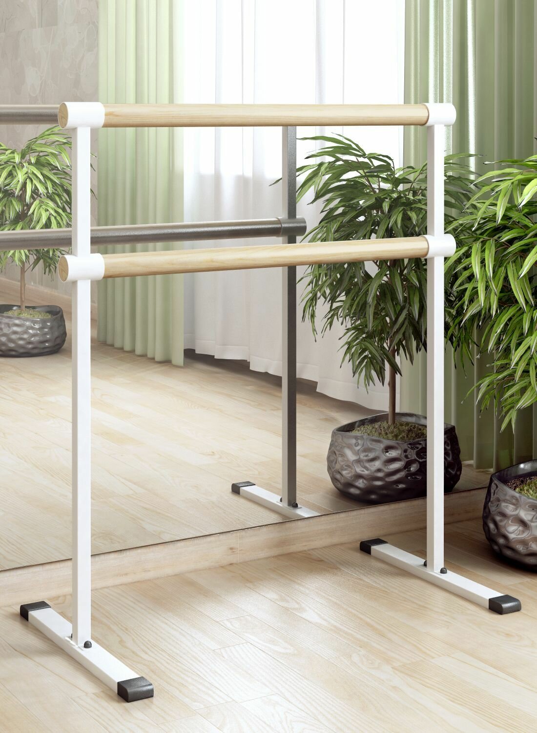 Двухуровневый мобильный хореографический станок