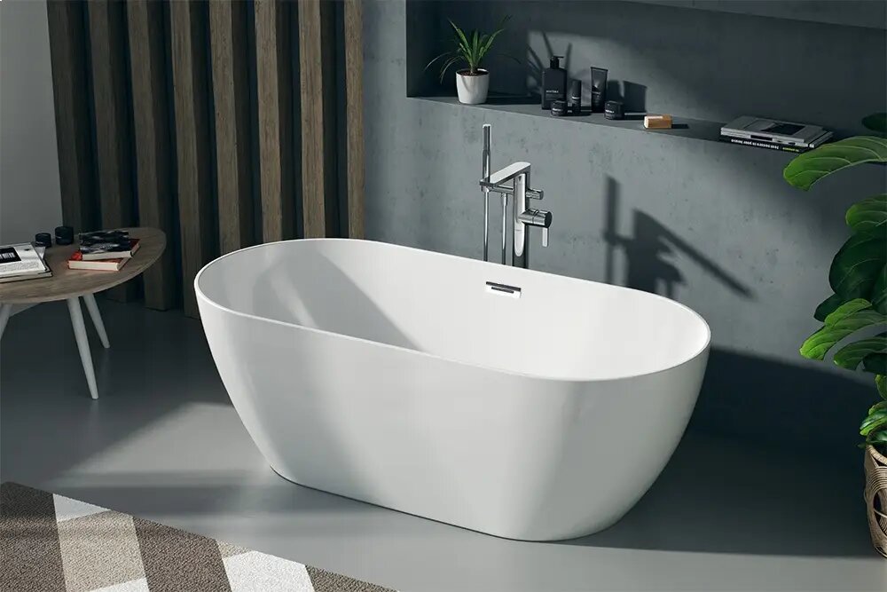 Отдельностоящая акриловая ванна Cerutti Spa d'ISEO 160 без гидромассажа