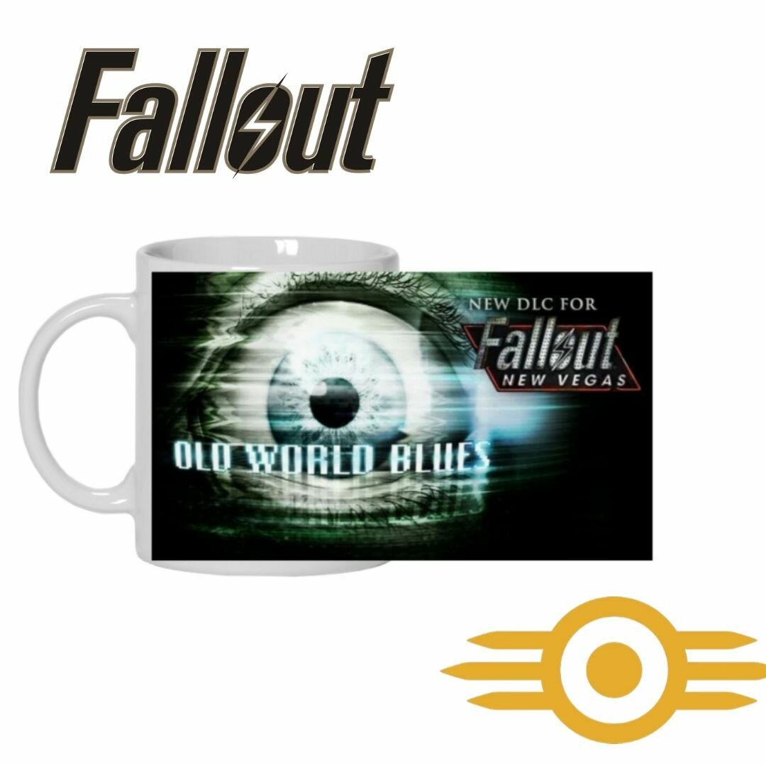 Кружка керамическая с принтом "Fallout", Фоллаут
