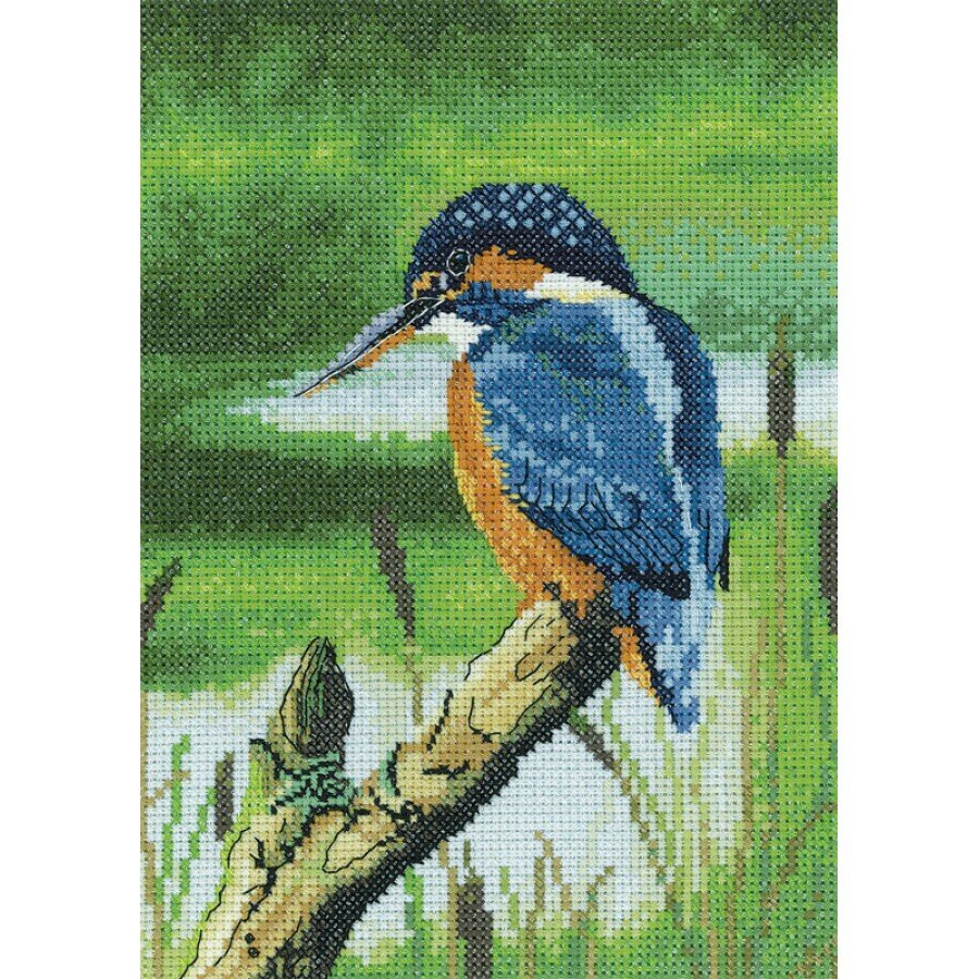Набор для вышивания Зимородок 15 х 21 см HERITAGE NAKF1508E