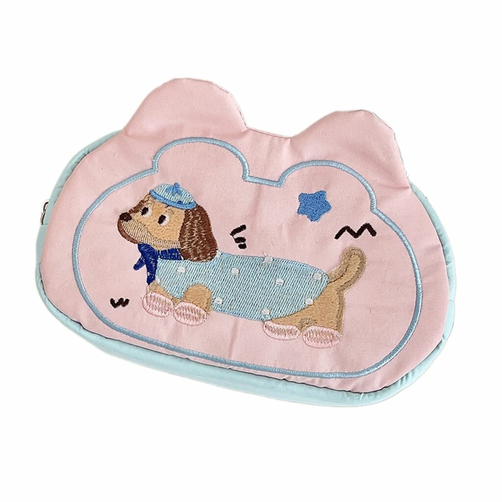 Милый пенал с вышивкой в виде щенка-Собачки в горошек