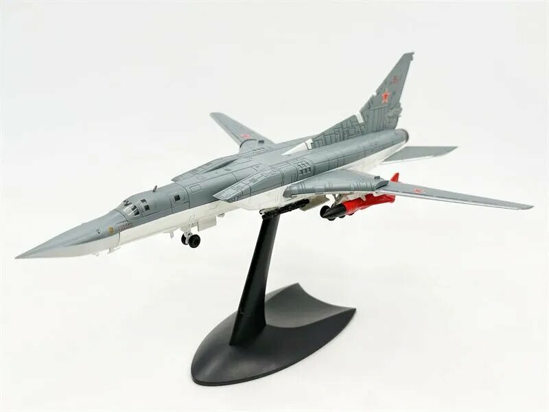 KNOW EASY-WLTK 1:144 Модель советского бомбардировщика ТУ-22М3, длина 29 см, цинковый сплав, подходит для коллекционирования