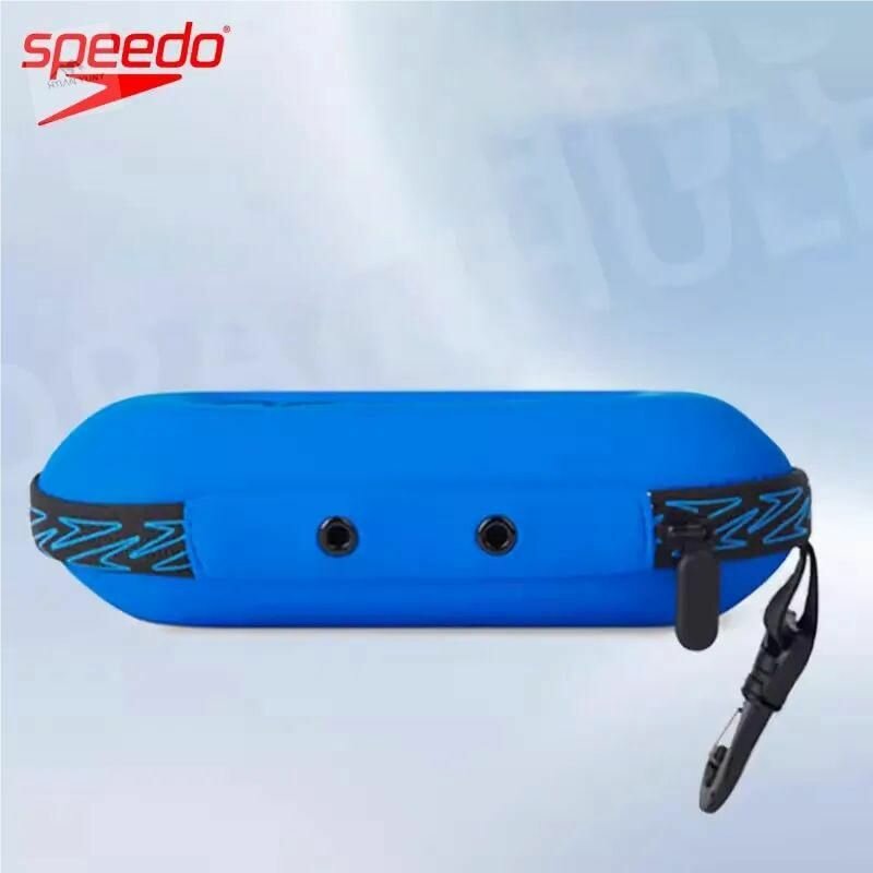 Водонепроницаемая и устойчивая к царапинам твердая сумка для хранения очков для плавания Speedo, синяя
