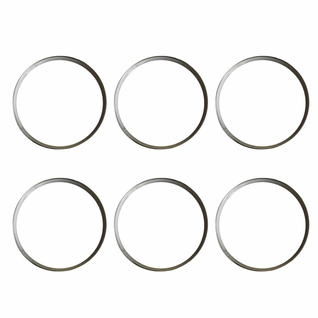 Набор из 6 пирог нержавеющей стали круглое выпечка для выпечки