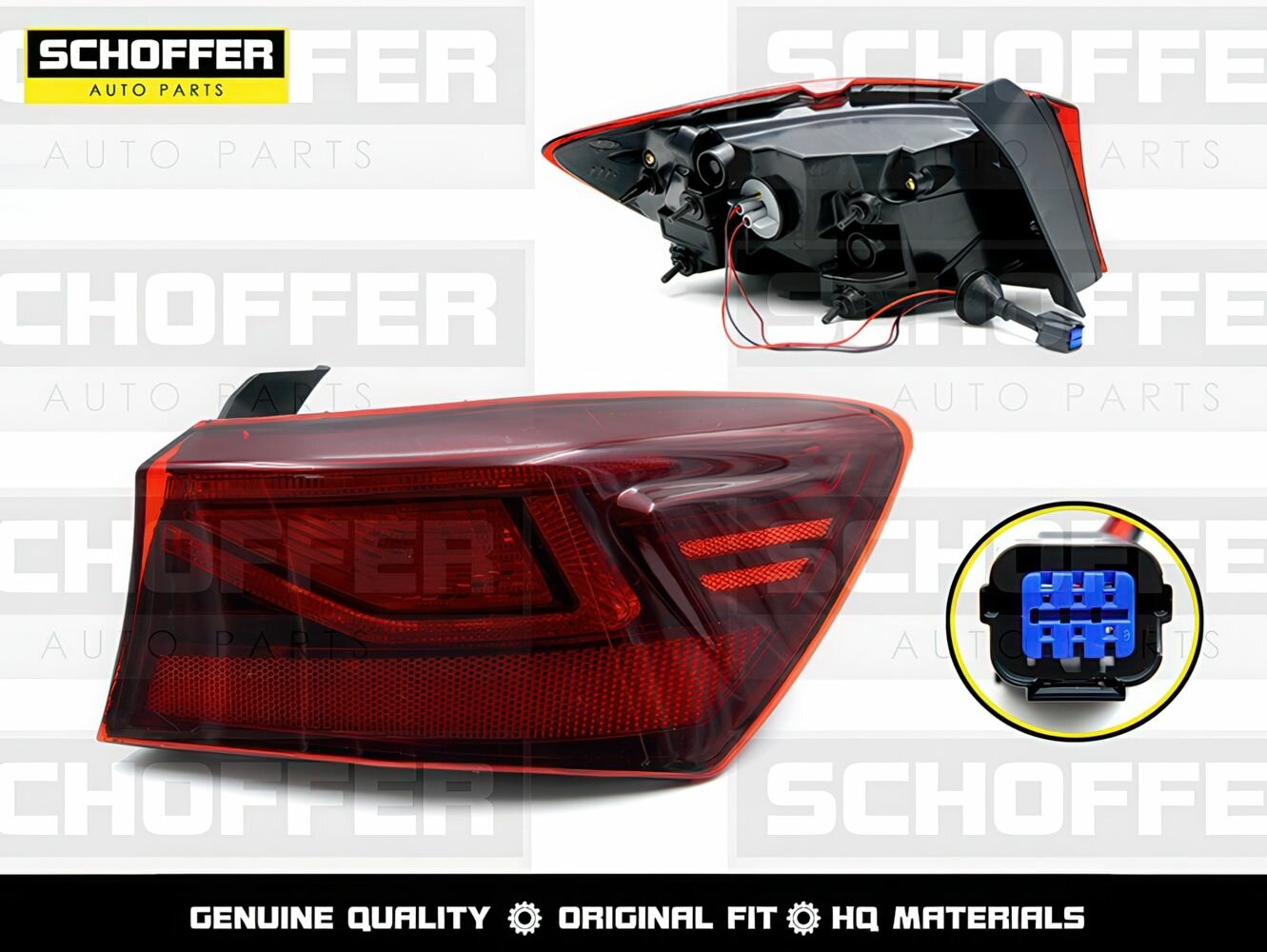 Фонарь задний правый, для КИА Церато 2018-н. в. KIA Cerato 2018-н. в, артикул SHF-15157, производителя SCHOFFER