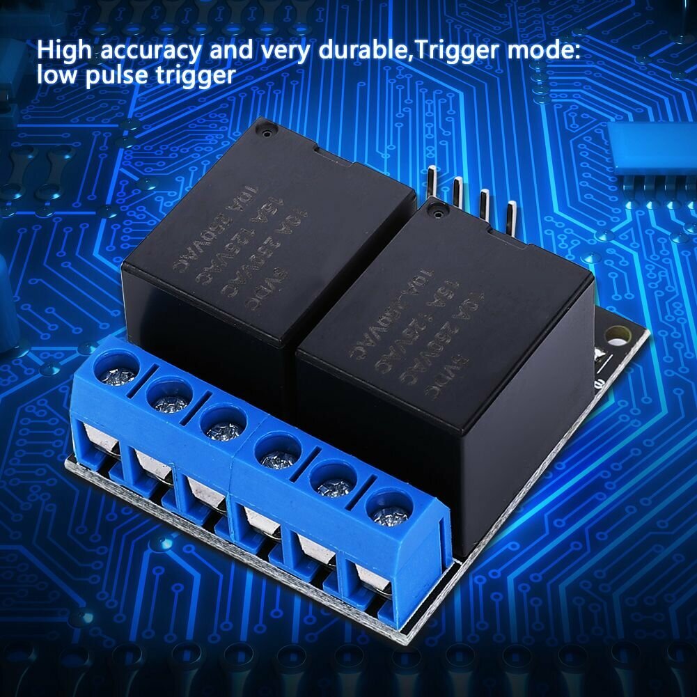 SL25A02 5V 2-канальный бистабильный самоблокирующийся релейный модуль с одним чипом, переключатель управления низким уровнем