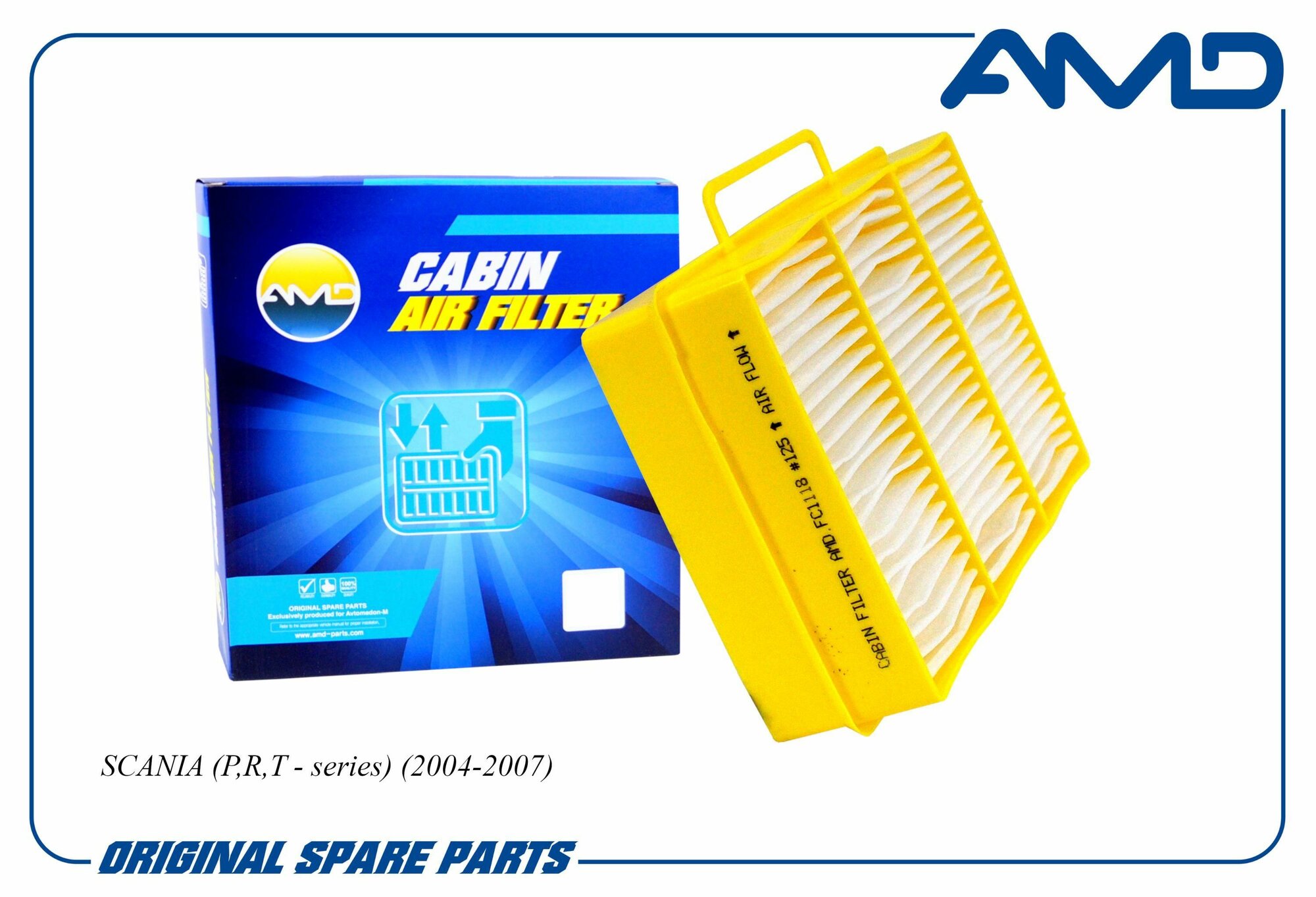 Фильтр салонный для Скания Prt-series AMD. FC1118 AMD