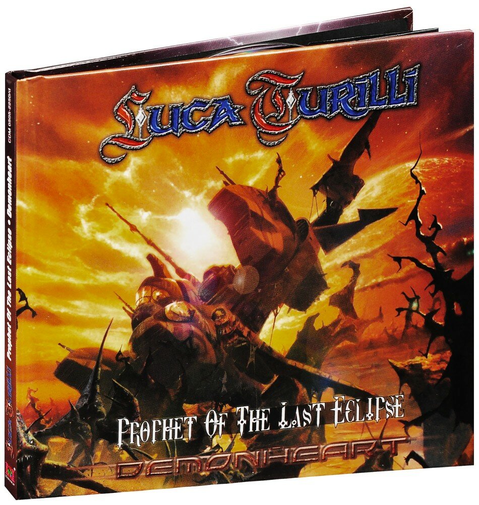 Luca Turilli (Rhapsody, Dionysus). Prophet Of The Last Eclipse / Demonheart (CD) (2005 год, СД диск, Диджибук (Digibook))