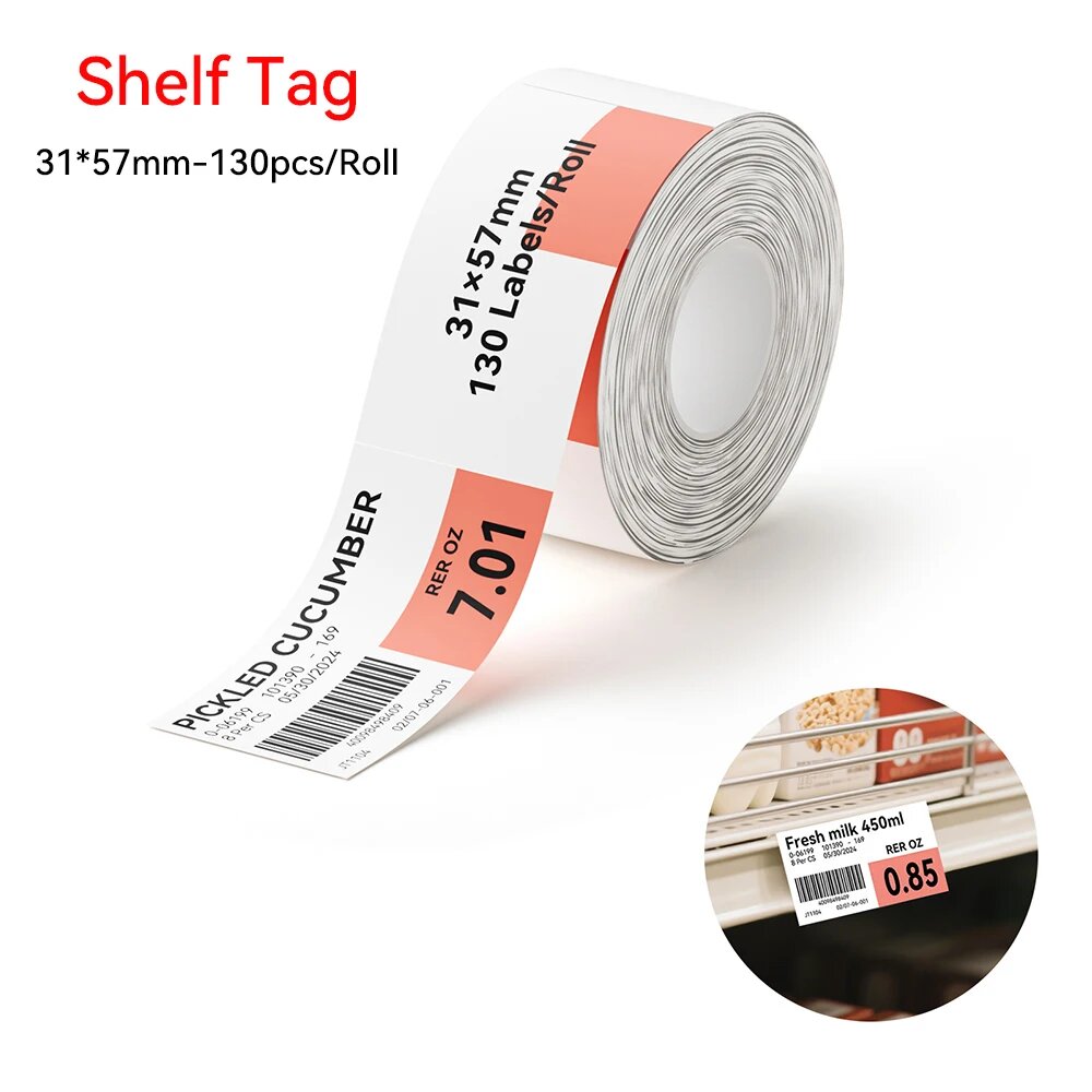 Niimbot M2 цветные термоэтикетки Shelf Tag 31x57