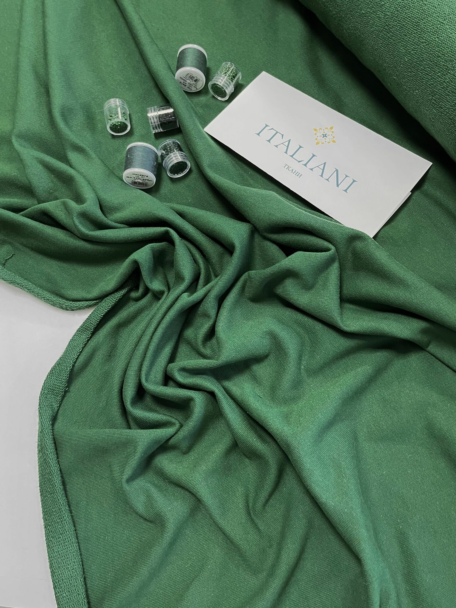 Хлопковый футер петля /хлопок 100%/185 см* 178 см/Италия