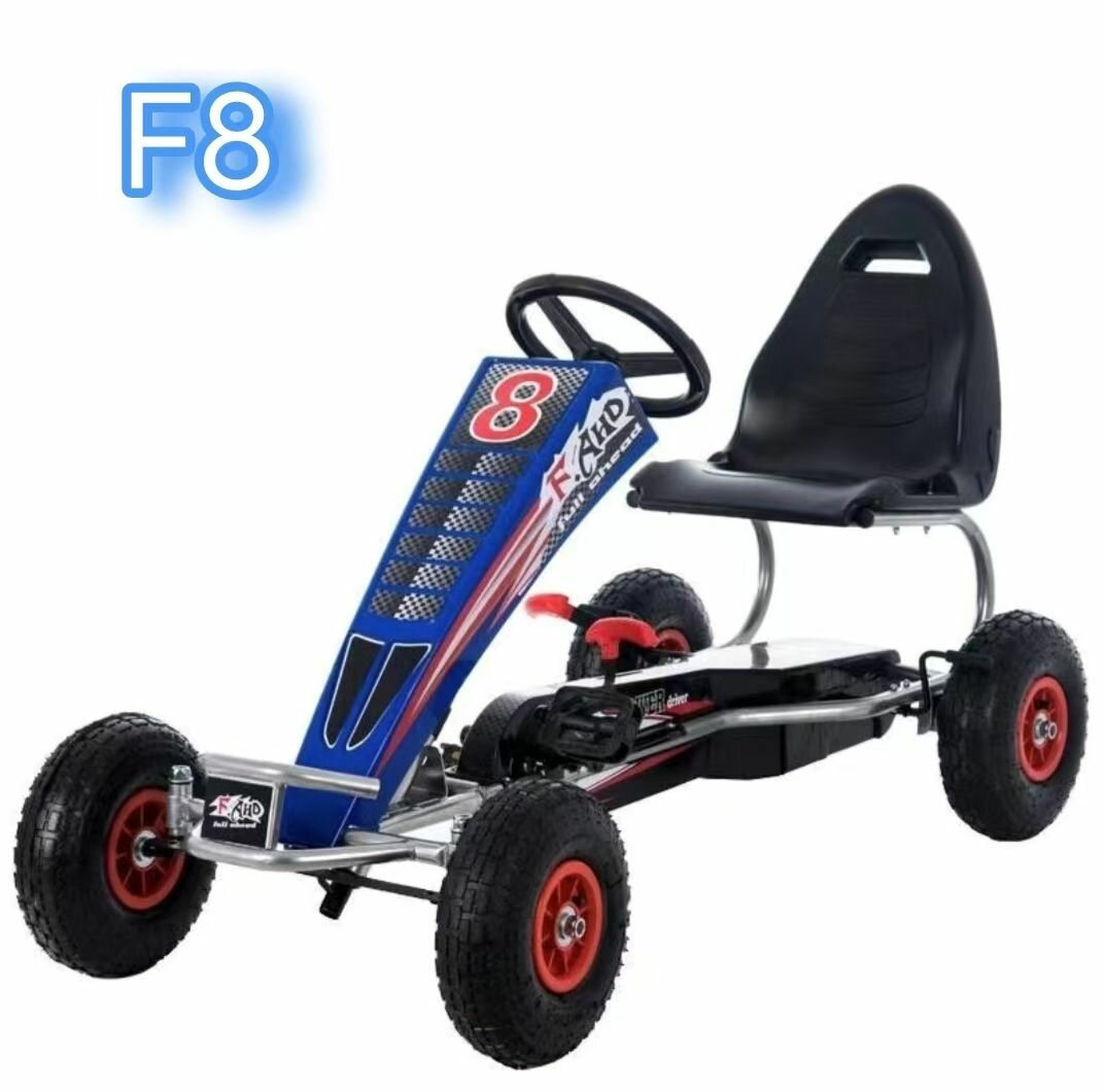 Педальный картинг , педальная машина Pituso F8 синийqw