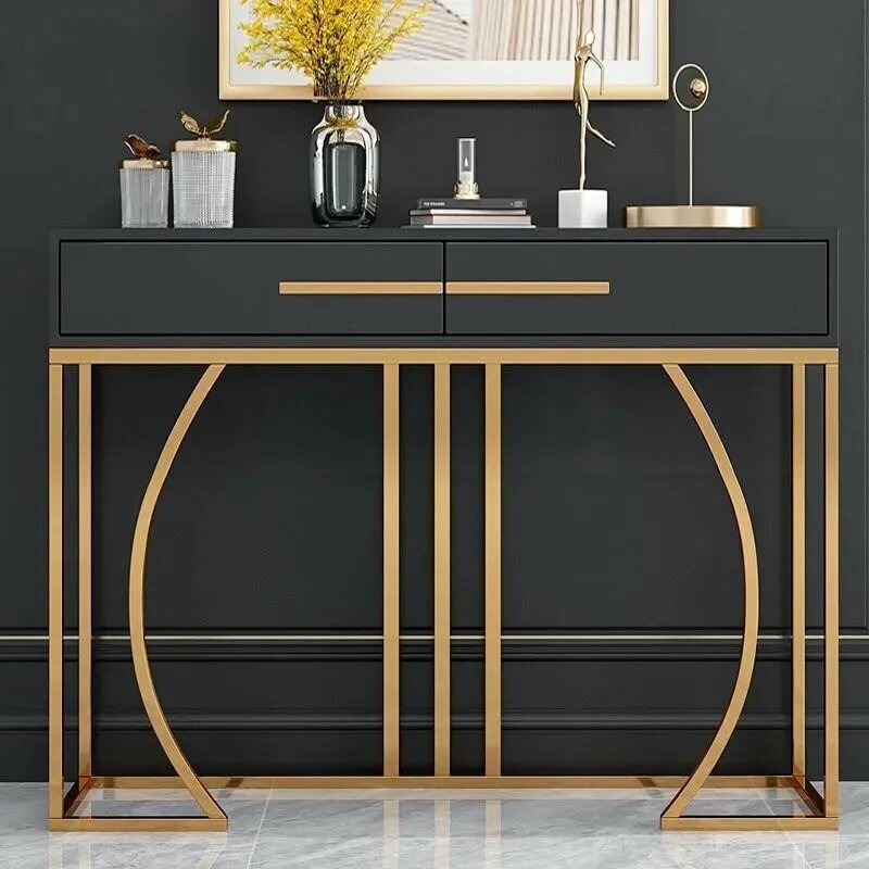 Консоль, для прихожей, массив дерева/фанера, 120 см x 30 см x 85 см