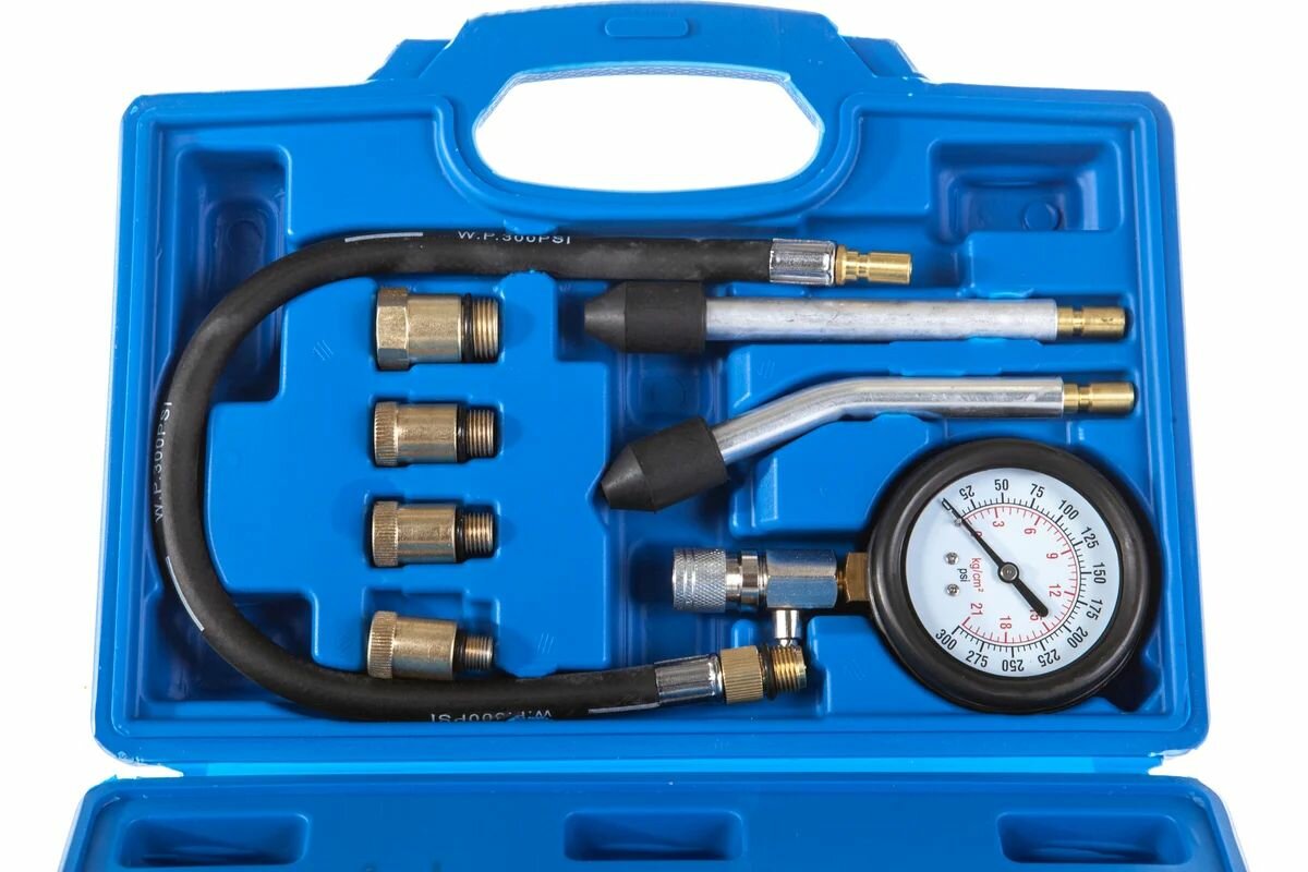 Бензиновый универсальный компрессометр VERTUL 20 атм. 8 пр VR50192