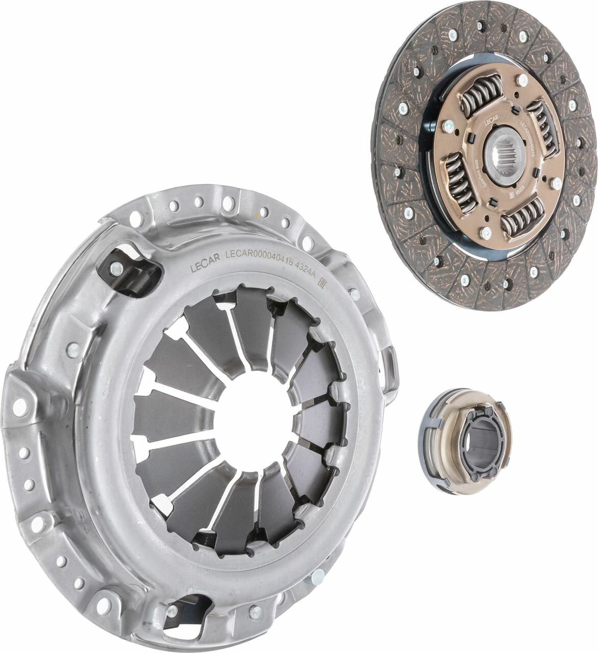 Комплект сцепления в сборе для Мазда 3 BK/BL (1.6, 2003-2014) 200 мм, 20 шлицов с выжимным подшипником LeCar